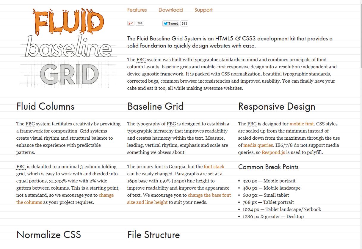 25 Grids de diseño web responsive