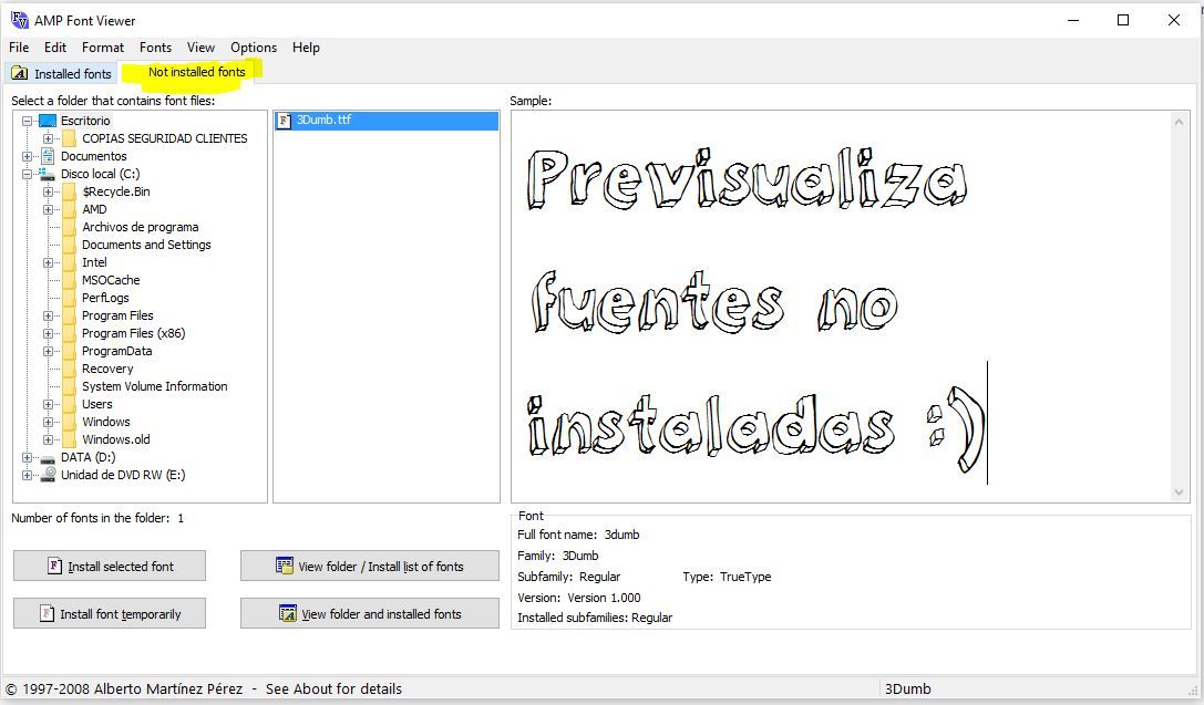Visor de Fuentes gratuito para tu PC - Agencia WAKA