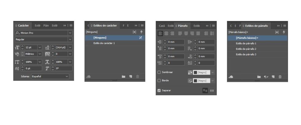 Tutorial de Indesign: estilos de párrafo y de caracter - Agencia waka